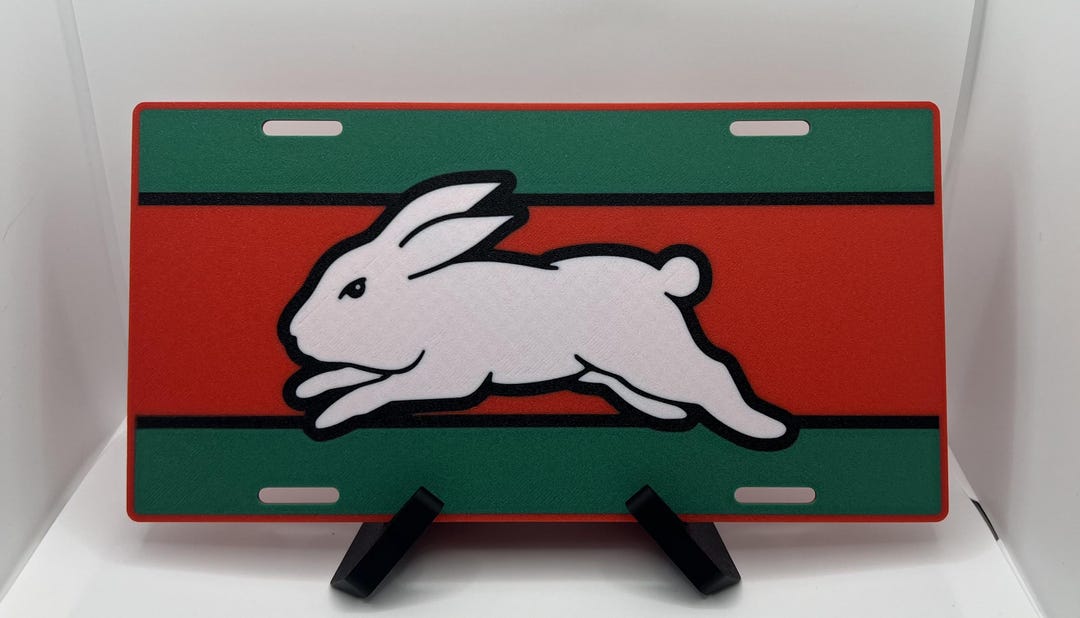 NRL Licence Plate - South Sydney Rabbitohs - Etsy Australia