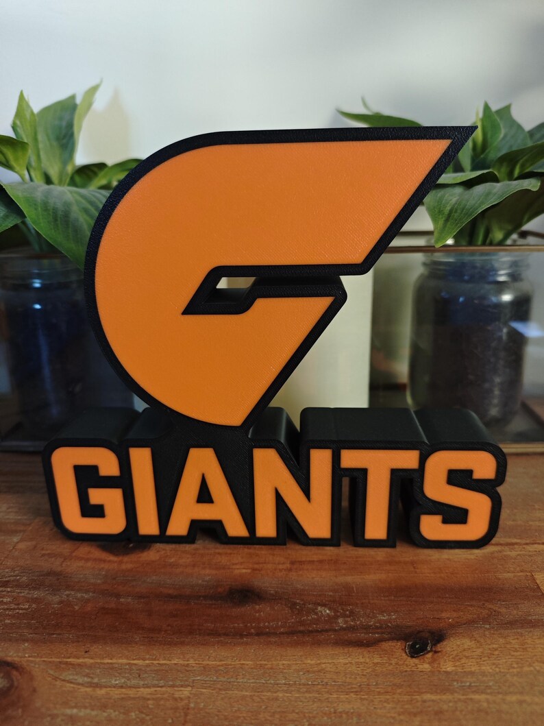 Greater Western Sydney GWS Team Logo Lightbox - Etsy Australia