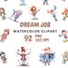 Kids Dream Jobs Clipart Set - 92 PNG Files for Educational & Creative ...