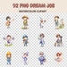 Kids Dream Jobs Clipart Set – 92 PNG Files (digital Download) - Etsy