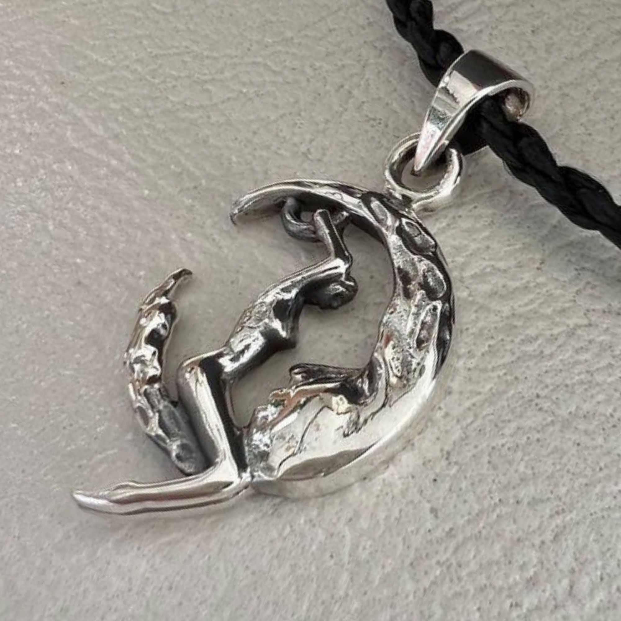 Lady on the Moon Pendant Lady Riding on the Moon Pendant Woman Riding ...