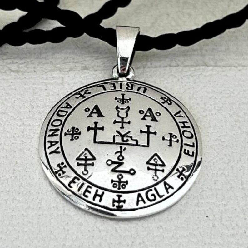 Sigil of the Archangel Uriel Pendant Pentacle of the Archangels Seal ...