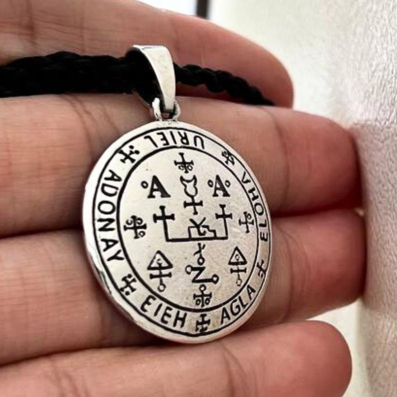 Sigil of the Archangel Uriel Pendant Pentacle of the Archangels Seal ...