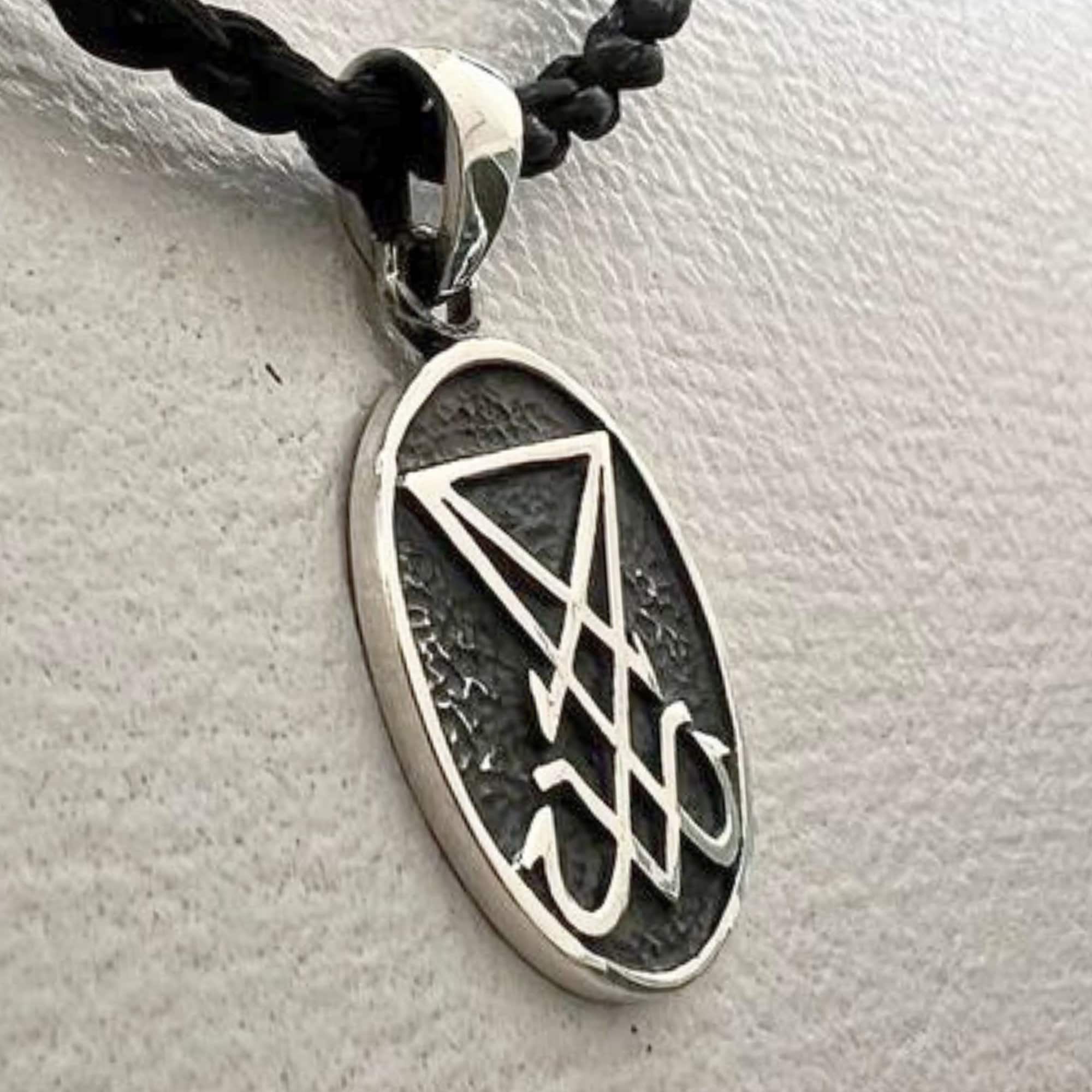 Sigil of Lucifer Ouroboros, Witch Necklace Jewellery, Luciferian Sigil ...