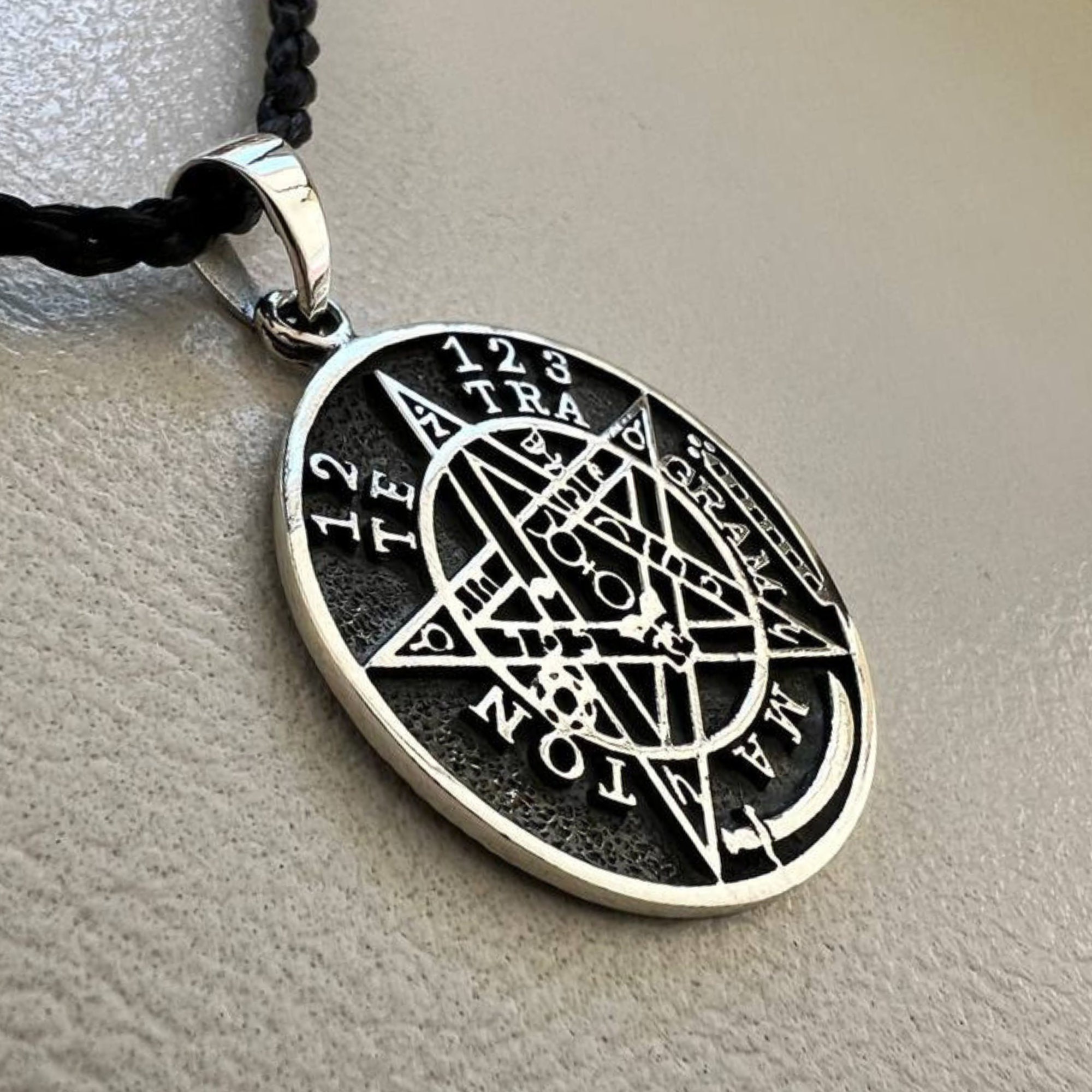 Pentagram of Eliphas Levi Magic Tetragrammaton Star Solomon Seal Sacred ...