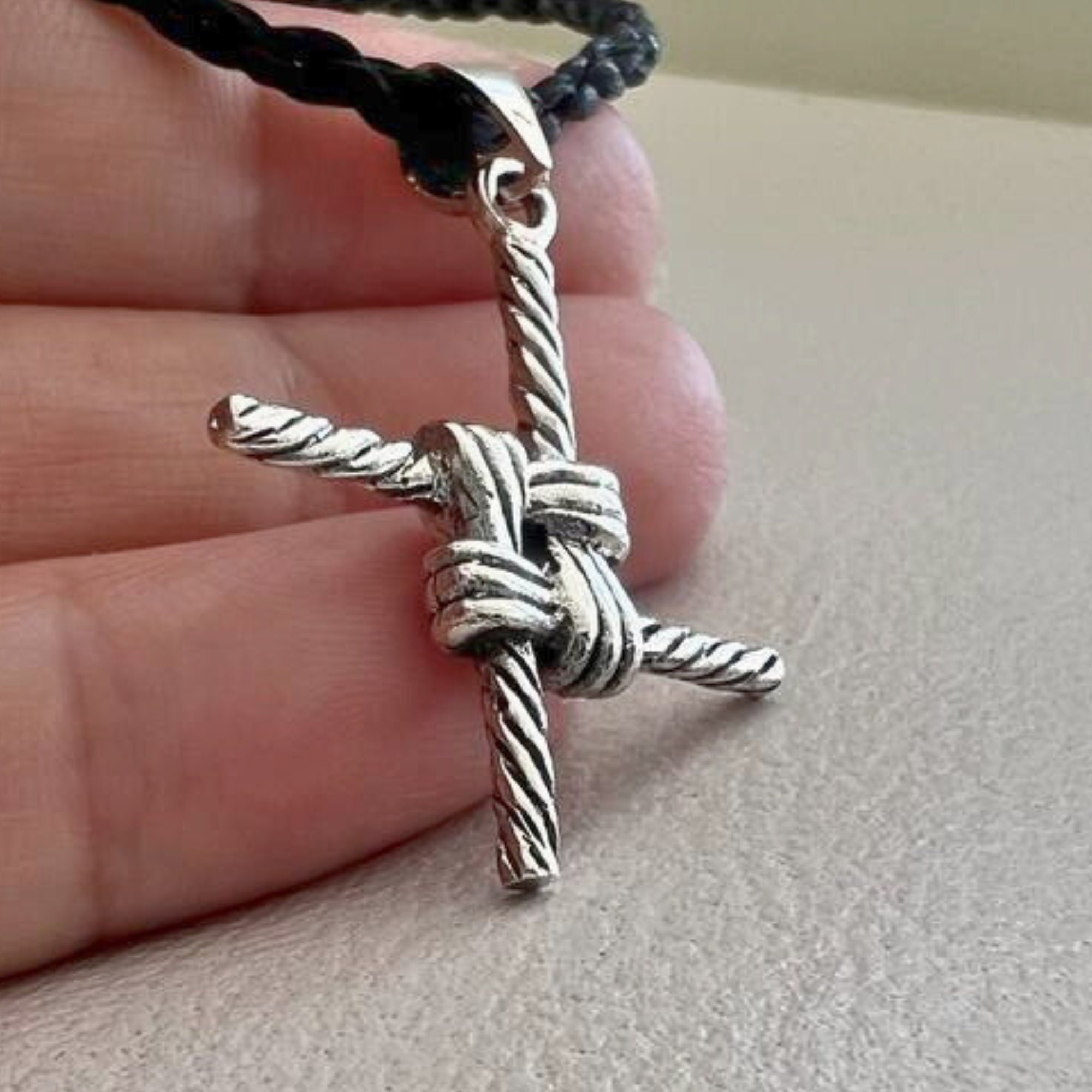 Saint Brigid’s Cross Pendant Sterling Silver 925 – Handmade Celtic Knot ...