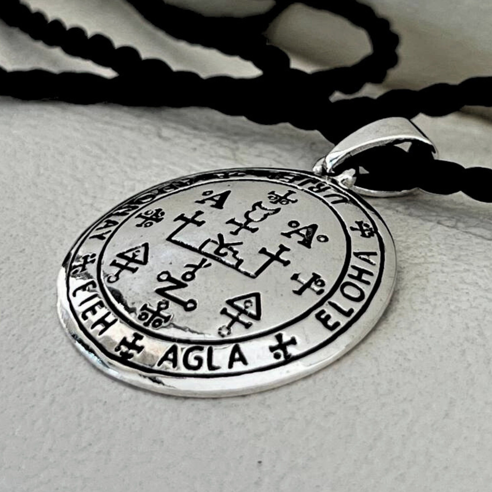 Sigil of the Archangel Uriel Pendant Pentacle of the Archangels Seal ...