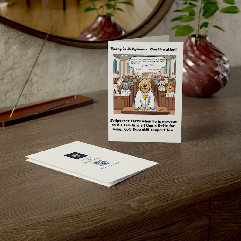 Borderline Inappropriate Confirmation Card, Cartoon Dog, Christian ...