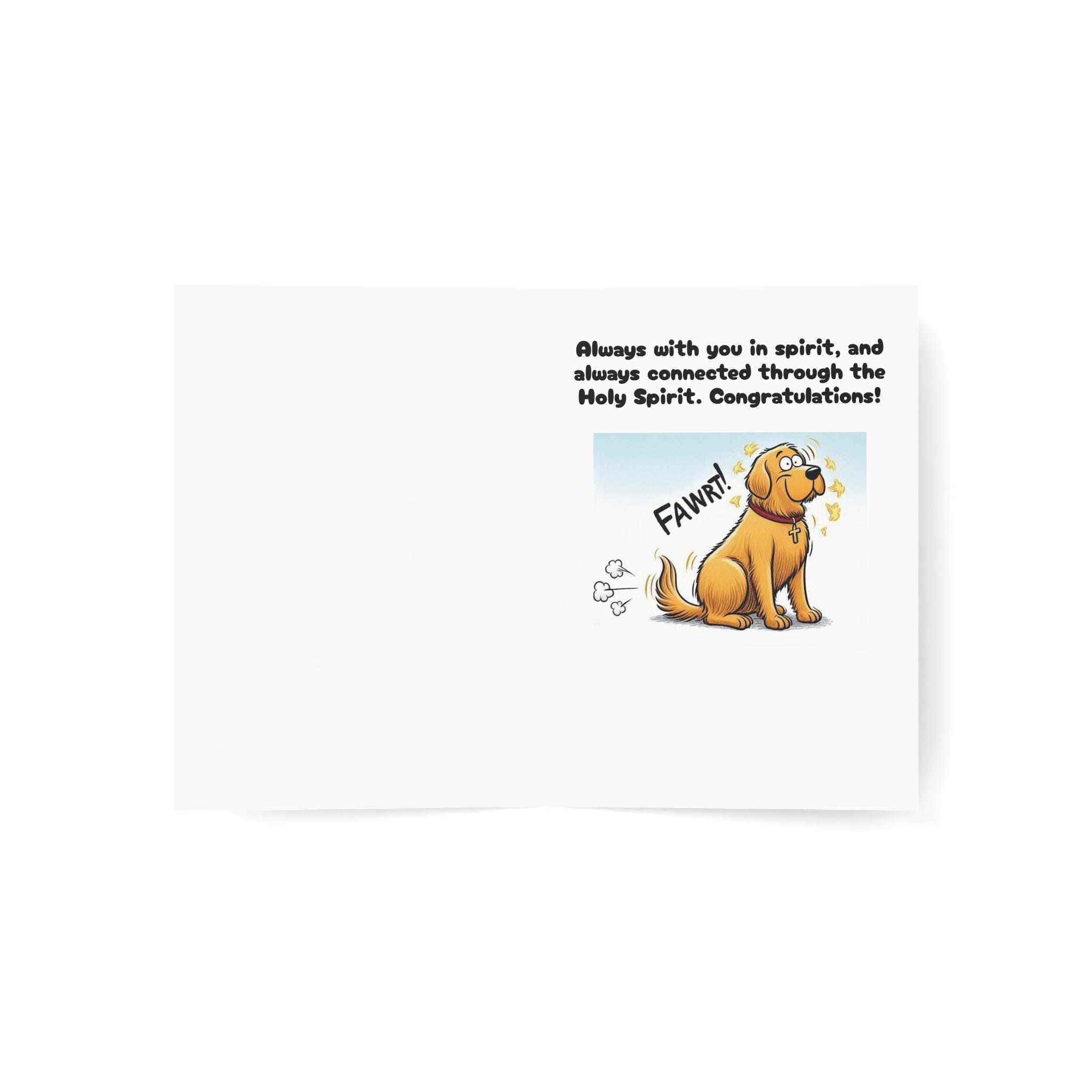 Borderline Inappropriate Confirmation Card, Cartoon Dog, Christian ...