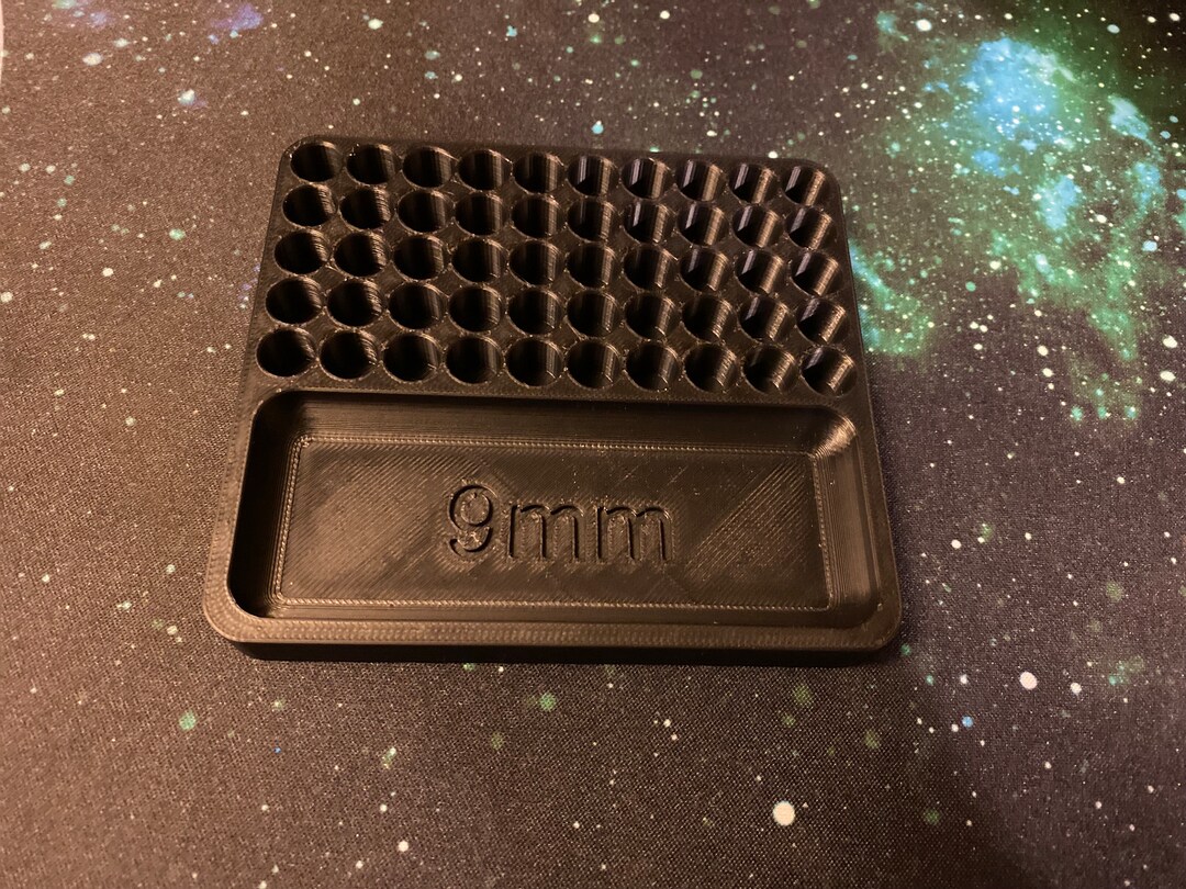 9mm Reloading Tray Great for Reloading Holds 50 Cases of 9mm, and up to ...