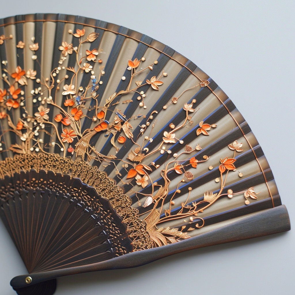 Unique Artisan Fans for a Touch of Grace - Etsy