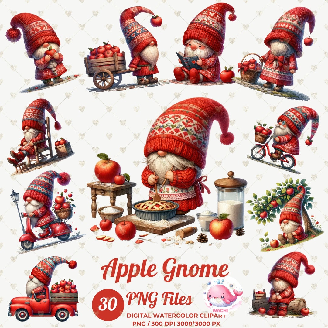 Groovy Apple Png Gnomepng Digital Gnomepng Lovely Gnome Png Gnomee Png ...