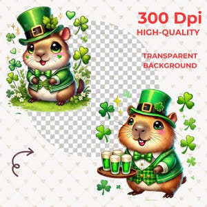 Capybarapng St Patrick's Days Png St Patrick Days Png Irish Days Svg ...
