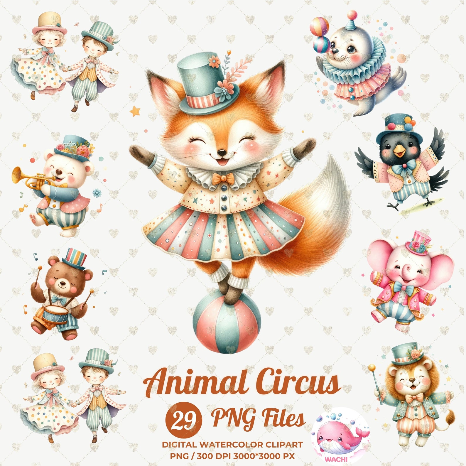 Animal Circus Clipart Festival Party Invitations Juggling Carnival Bear ...