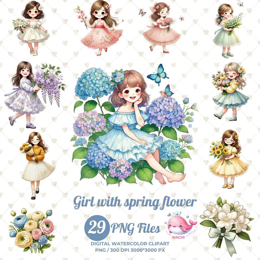 Flowerful Spring Png Botanical Spring Flowers Png Spring Flowers Png ...
