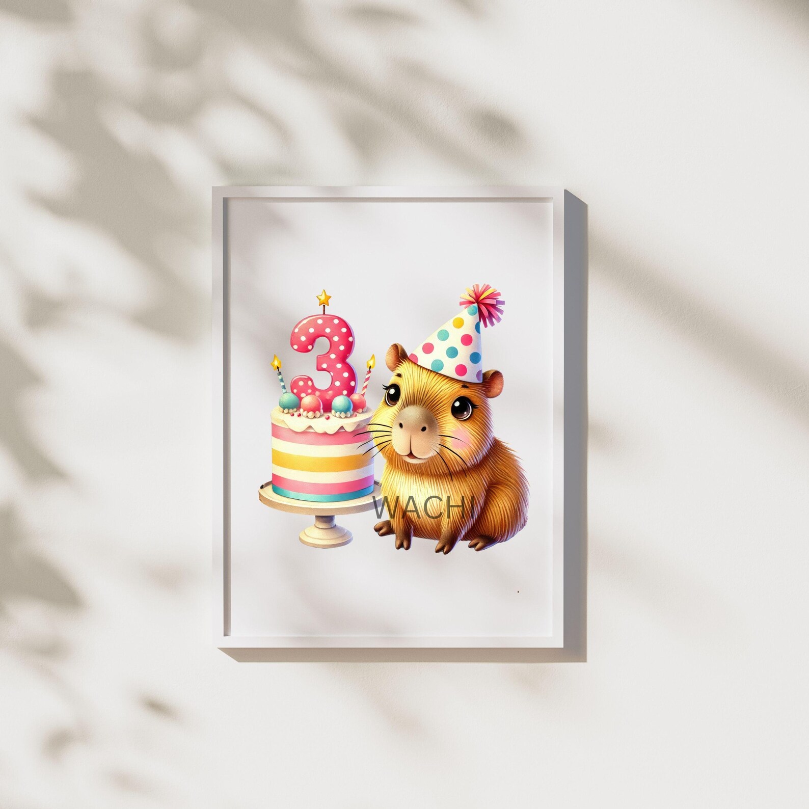 Capybara Birthday Clipart: Watercolor PNG Bundle (32 Files) - Etsy