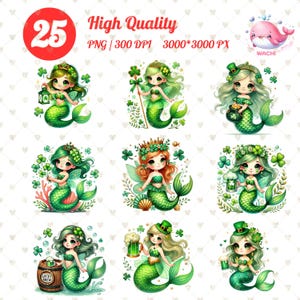 Clipart Mermaid Cuteness Mermaidpng St Patrick's Days Png Mermaid Tails ...