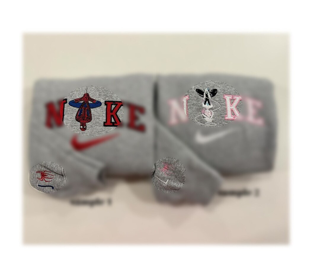 Custom Gwe.nsta.cy and Spid.er.man Embroidered Sweatshirt, Matching ...