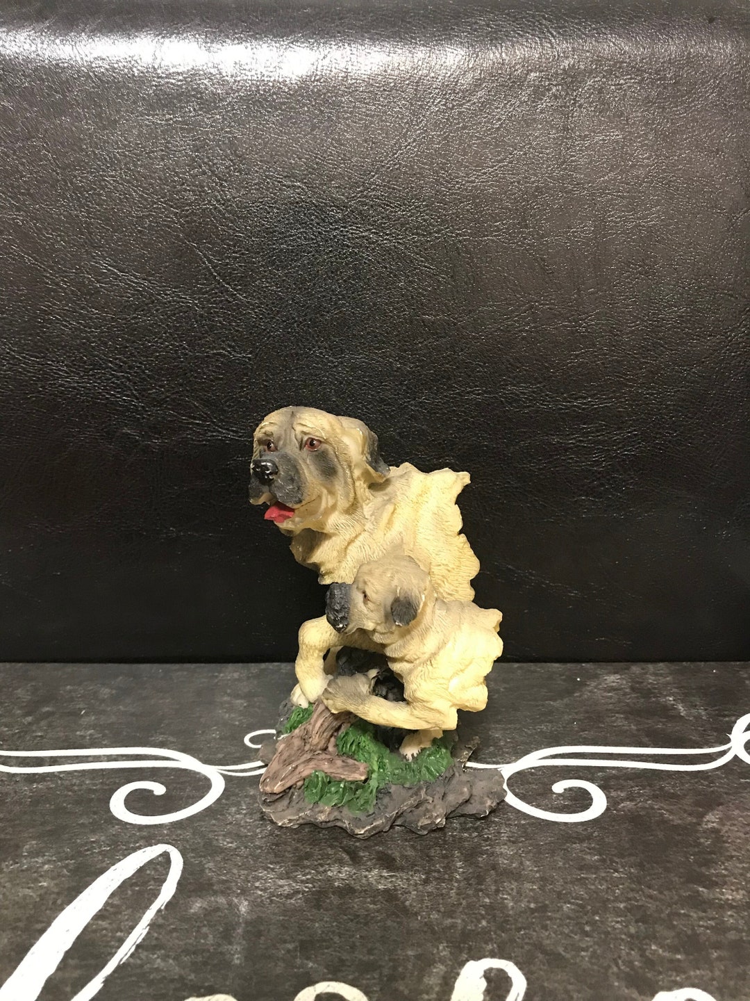 Mastiff Dogs Statue Display Rare Model Sculpture Figurine Decor - Etsy