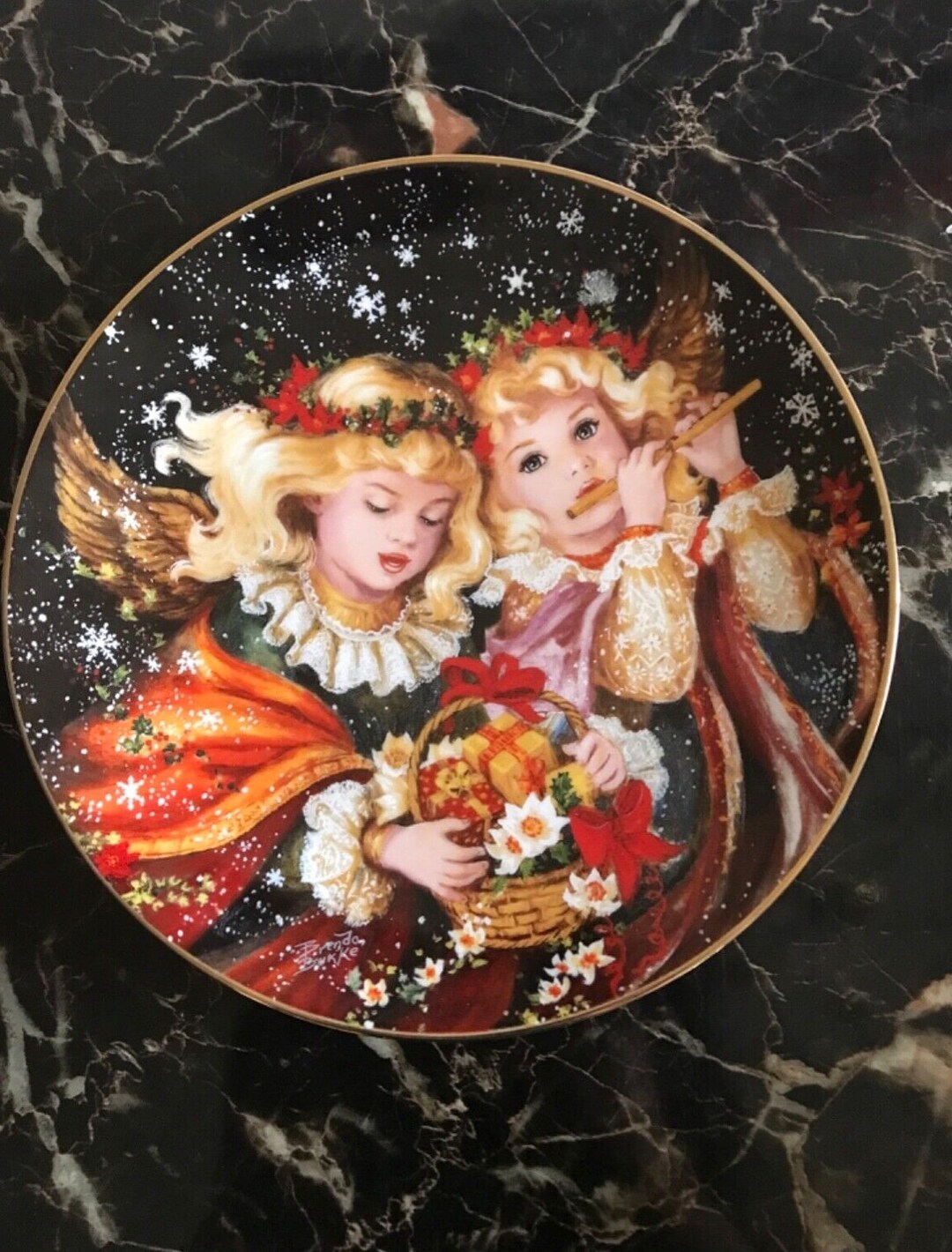 1992 Brenda Burke Vintage Collectible Angels We Have Heard on High ...
