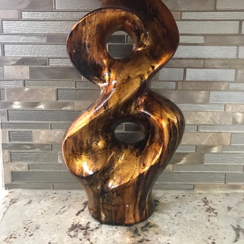 Burgundy Sculpture Object - Etsy