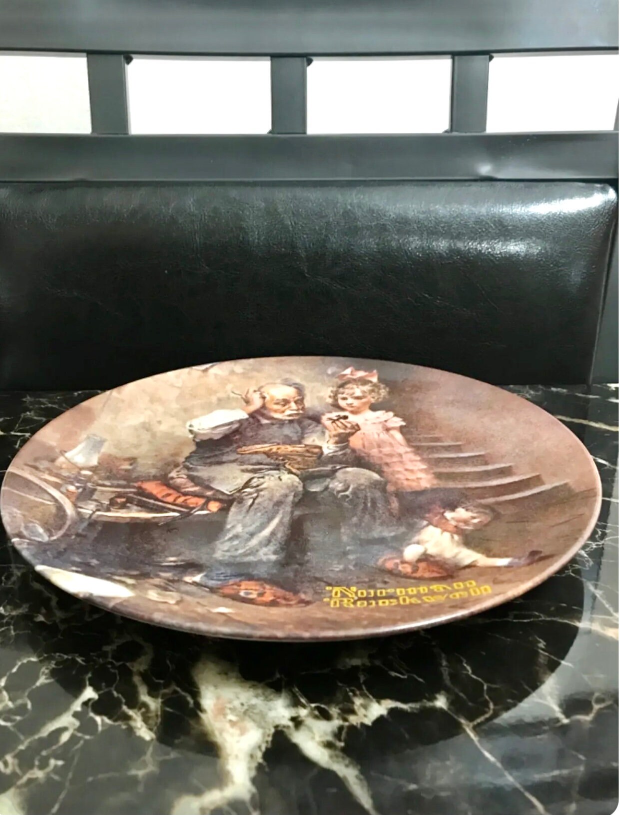 1978 Norman Rockwell Knowles Plate Limited Edition of the Cobbler ...