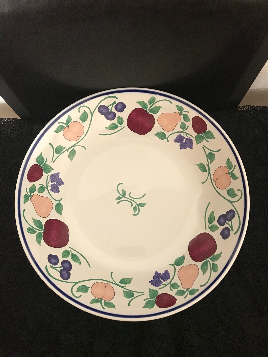 Orchard Medley A Princess House Exclusive Fruits Hand Painted Serving ...