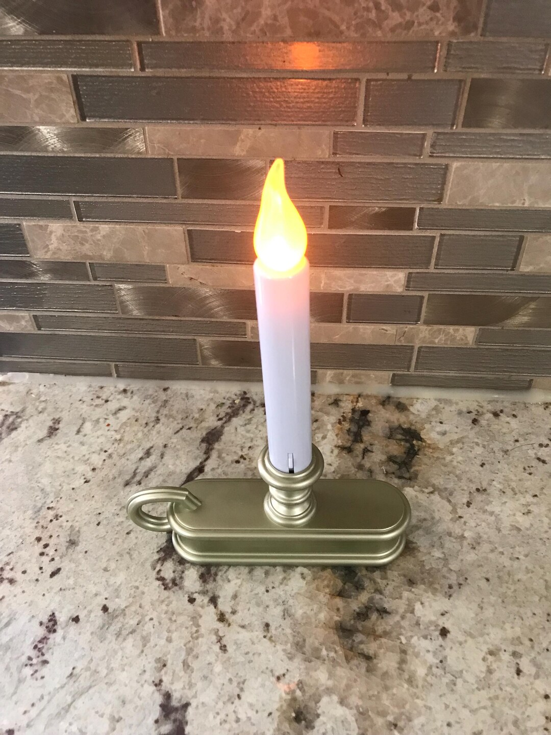 Carlon Battery Operated Led Flickering Non Burning Candle Window Mantel ...