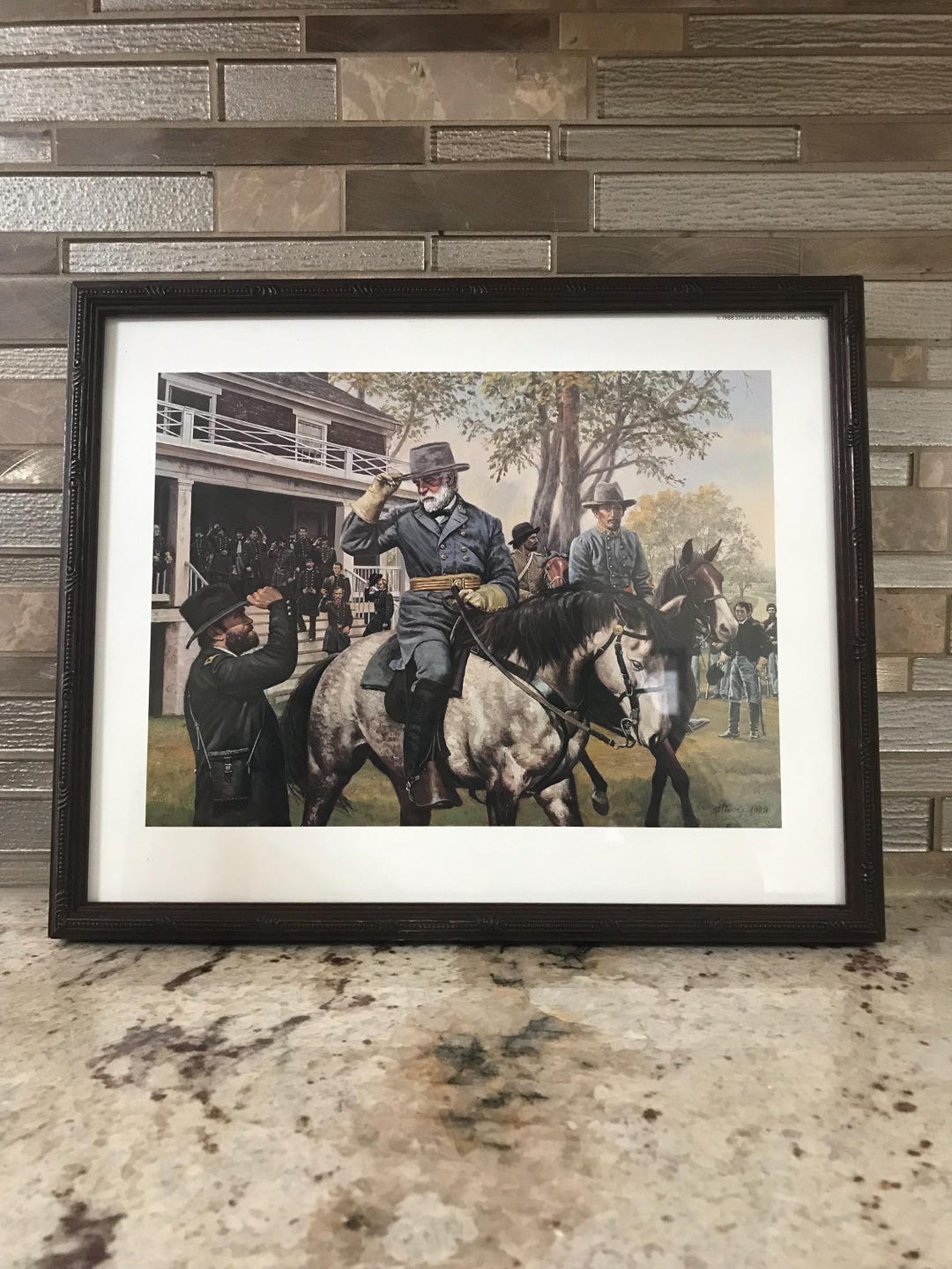 Don Stivers Four Civil War Themed 1988 Print Peace With Honors ...