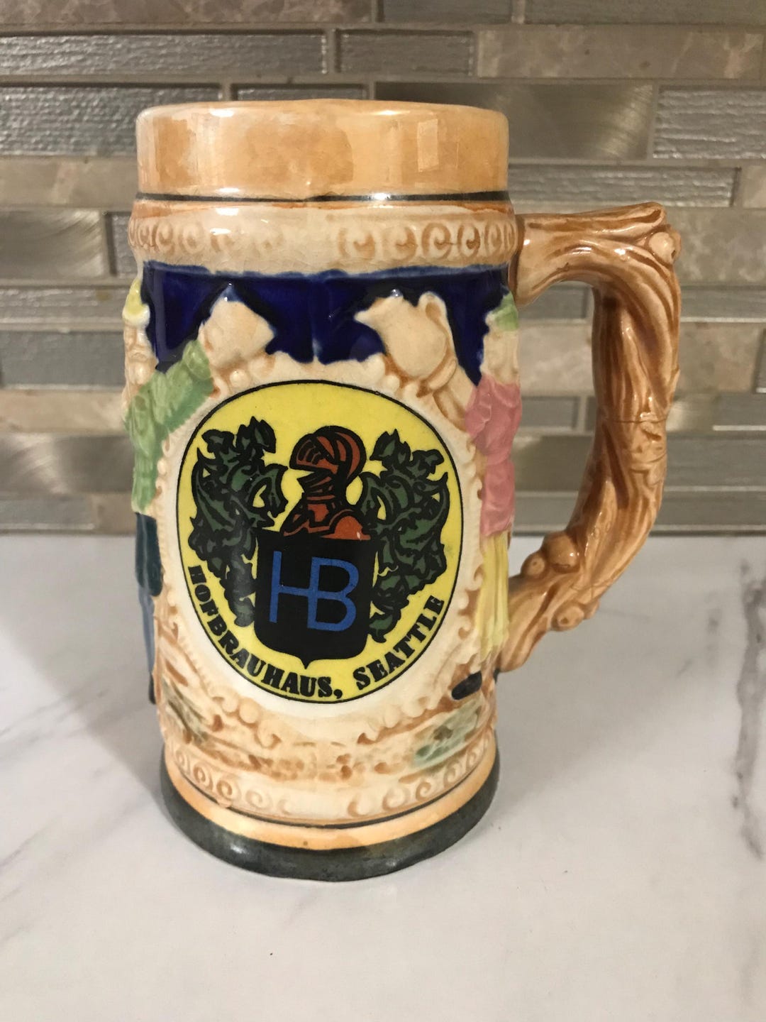 Hofbrauhaus Seattle Washington Restaurant Tavern Hand Crafted Ceramic ...