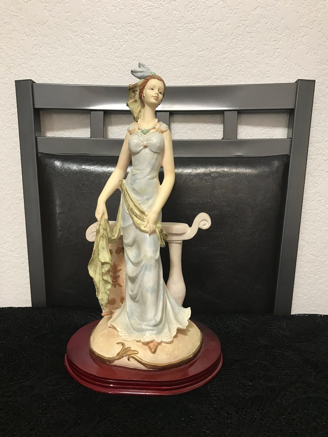 Elegant Victorian Lady Sculpture Figurine Statue Hand Crafted With ...