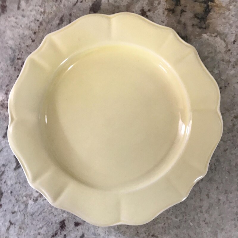 Scalloped Edge Plate - Etsy