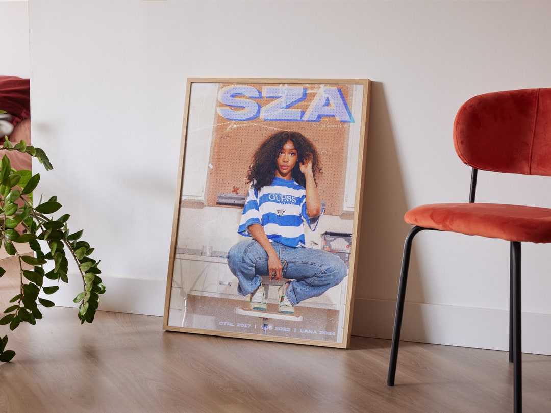 SZA Guess Shirt Printable Poster Digital Download SZA Wall Art Poster ...