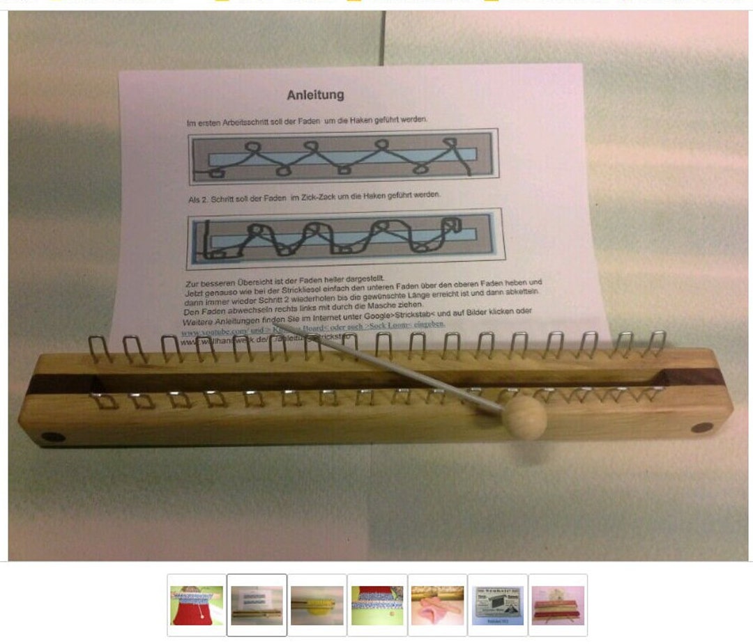 KNITTING ROD 33 Hooks 1 Needle Like Knitting Liesel Knitting Knitting ...