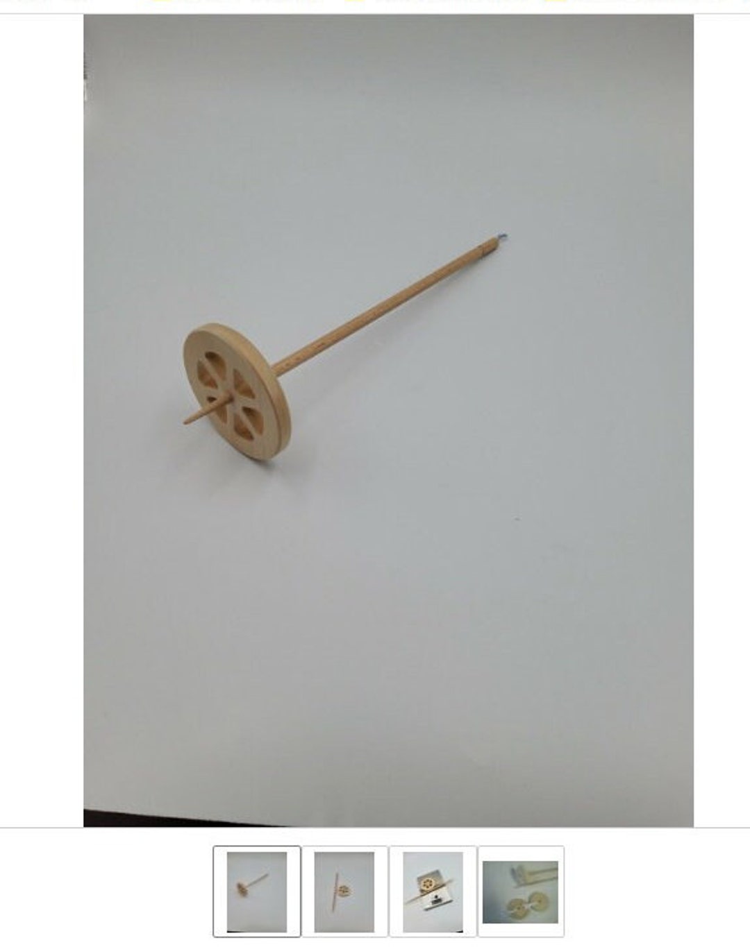 Leichte Handspindel RAD Spindel D8x L30cm zum spinnen von Wolle Hand ...