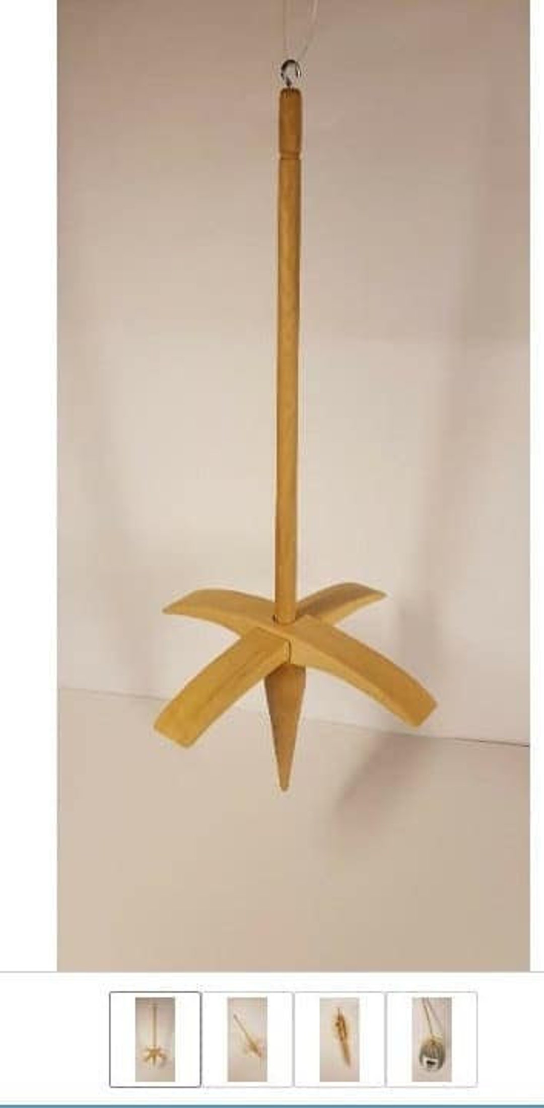 Cross Spindle Beautiful Hand Spindle Made of Hornbeam Wool Spindle ...