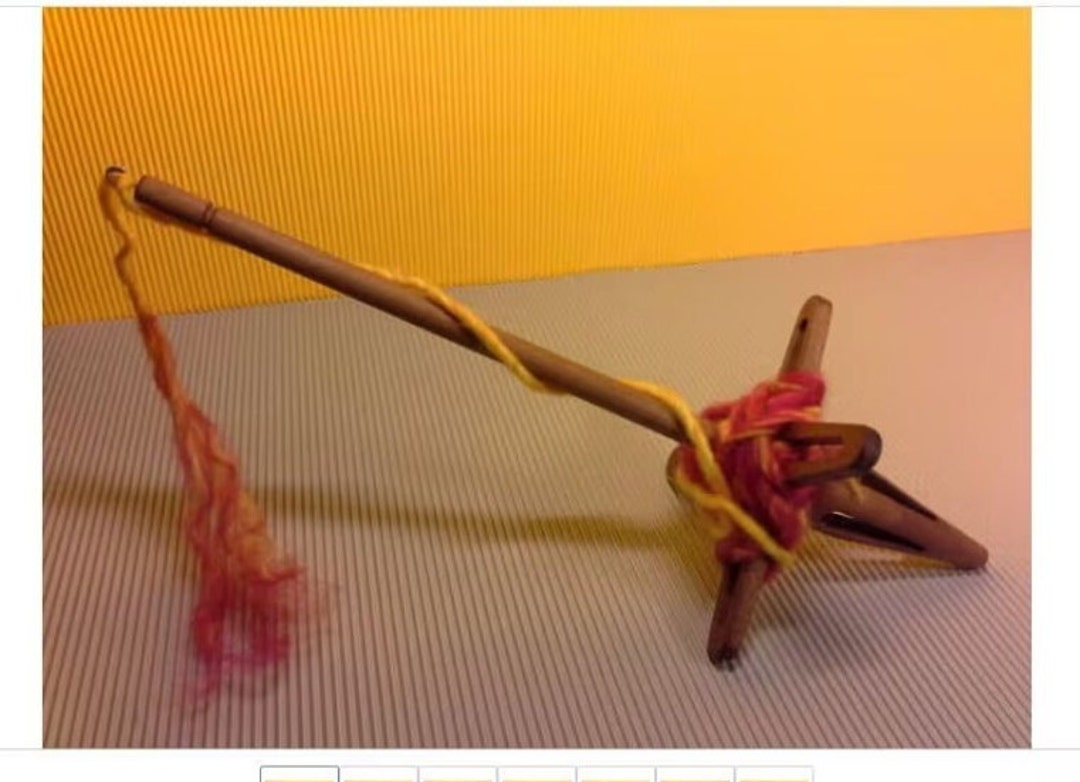 Hand Spindle Beautiful Cross Spindle Made of Precious Wood Kotibe Wool ...