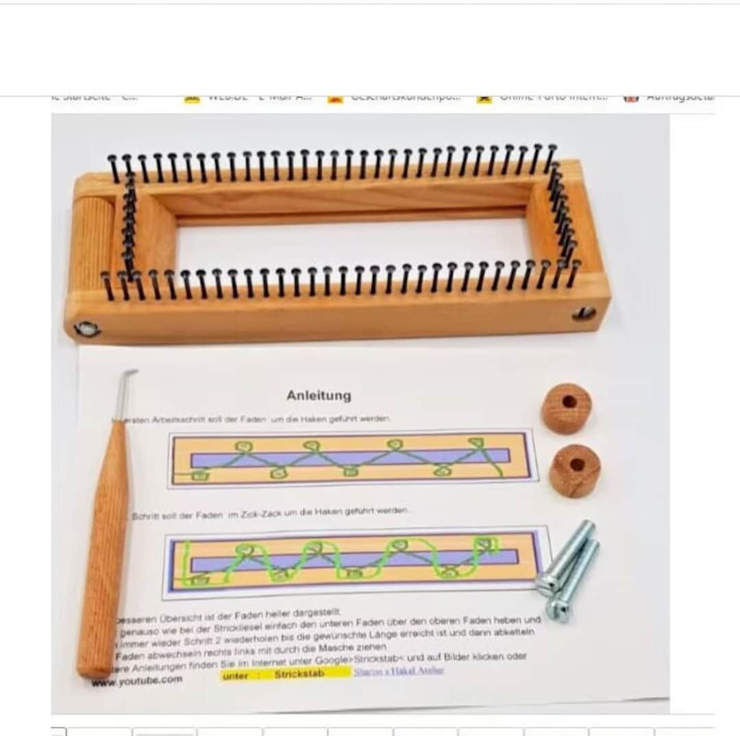 Universal All-rounder Knitting Stick With 78 Hooks, 1 Knitting Needle ...