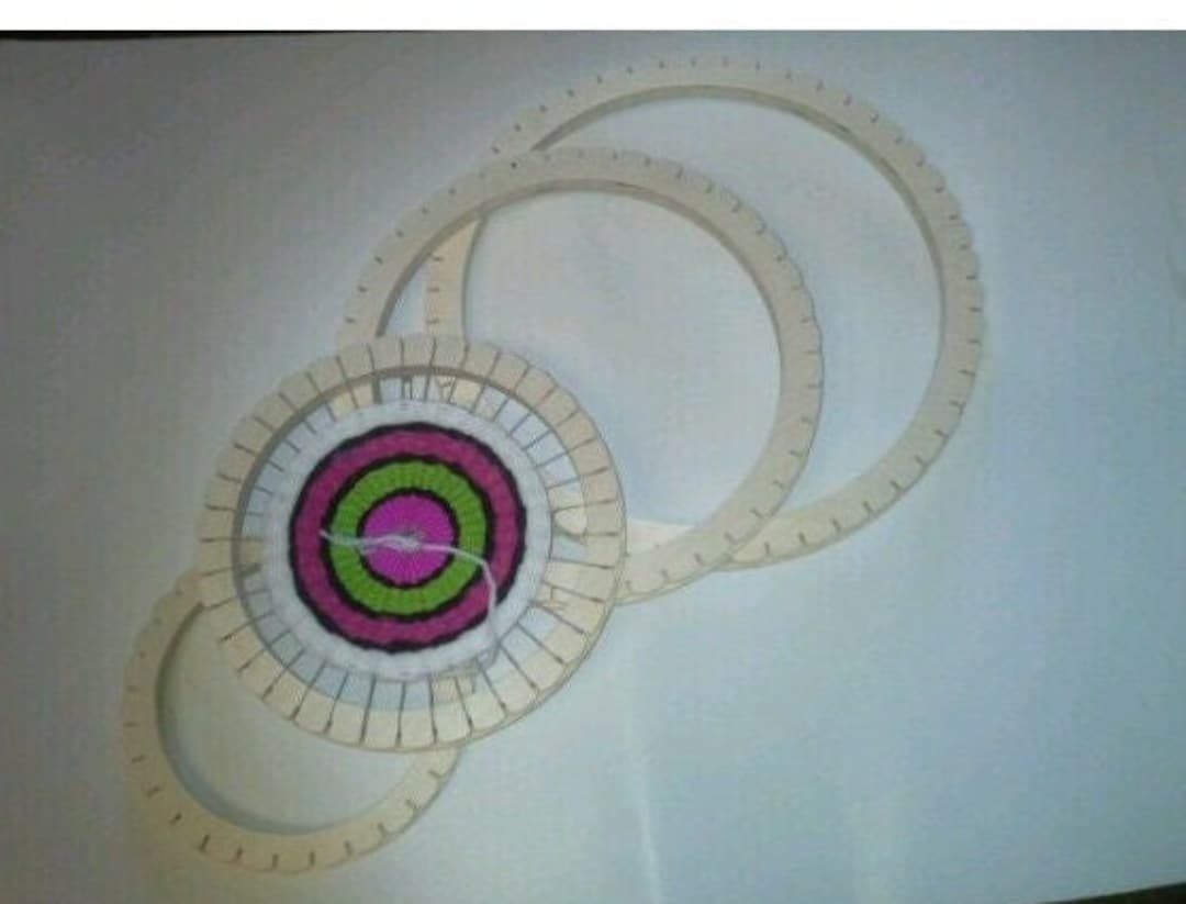 Professional Design Round Weaving Frame 20 Cm Plywood Round Braiding ...