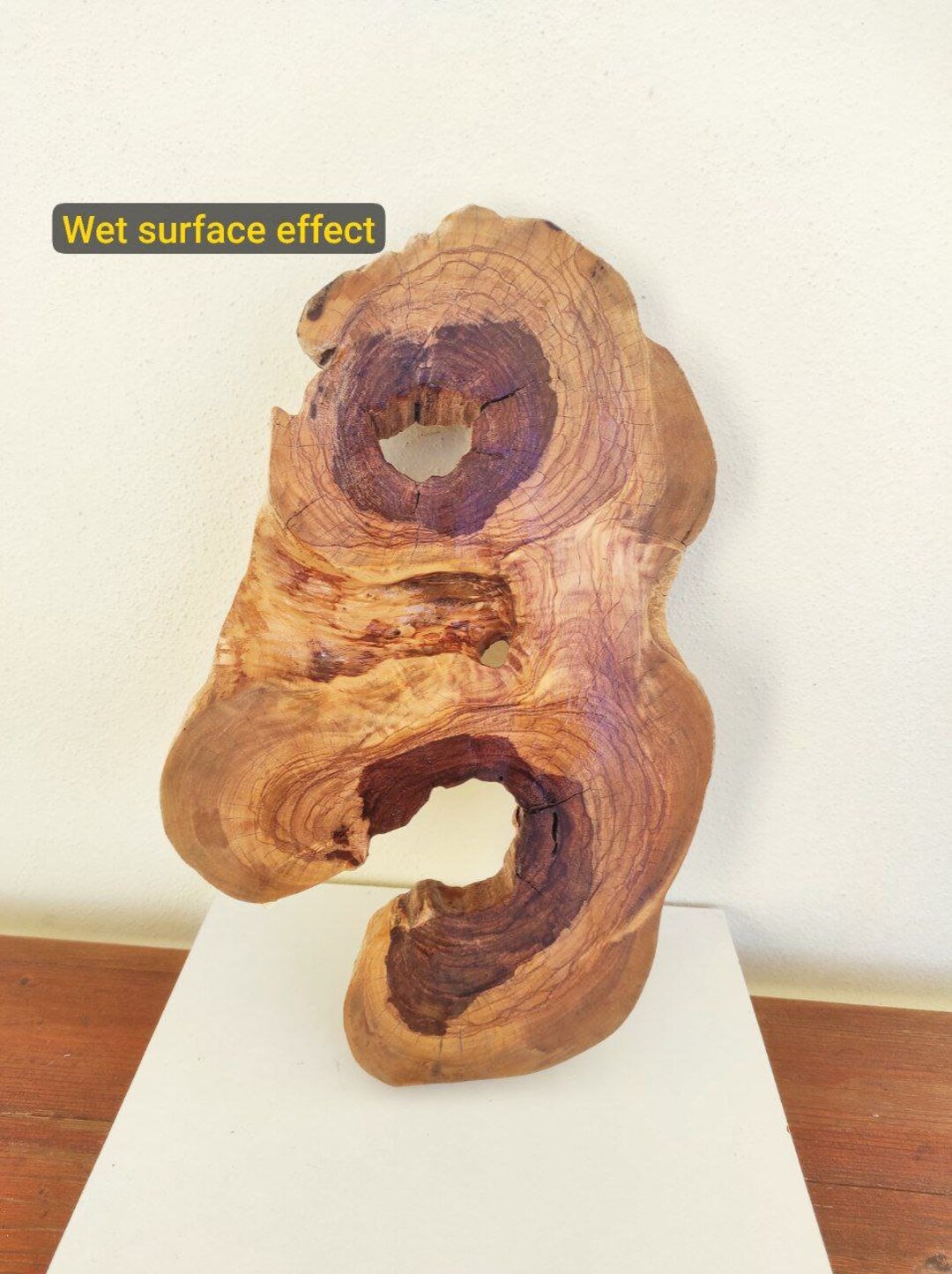 Olive Wood Burl Slice, Olive Wood Burl Sheet 15.1" X 9.4" X 1.5 ...