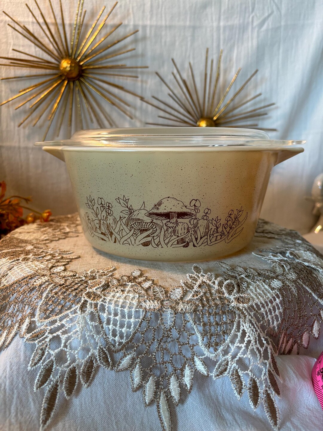 PYREX FOREST FANCIES Corningware Gorgeous Mushrooms and Forest Floor ...