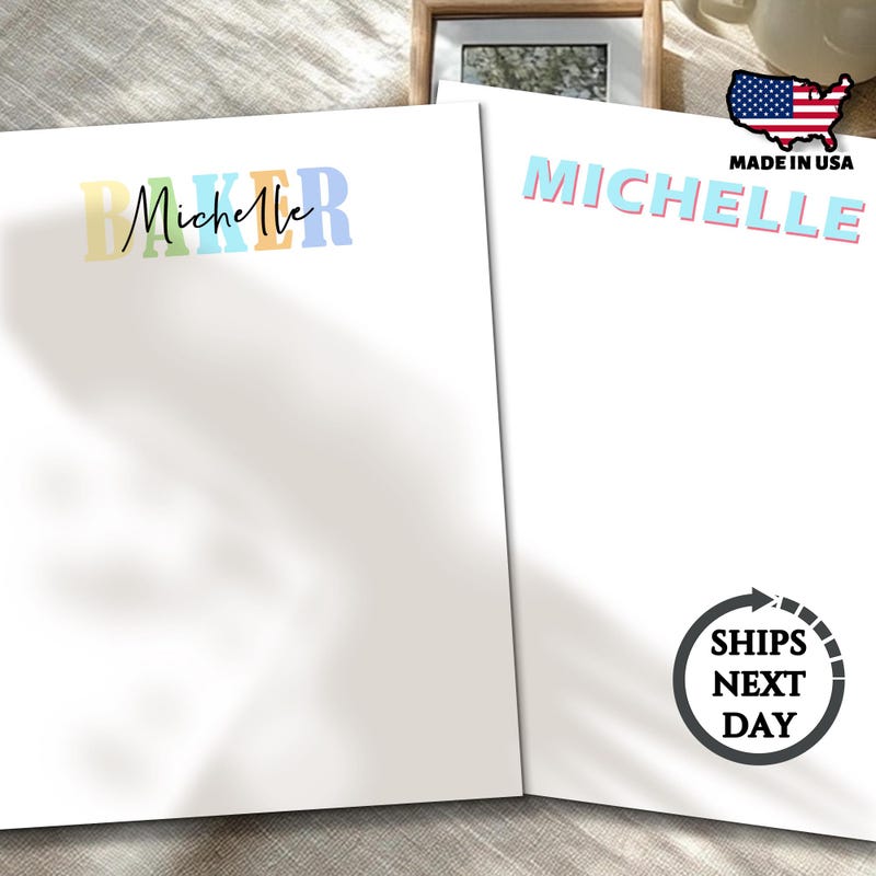 Personalized Notepads - Etsy