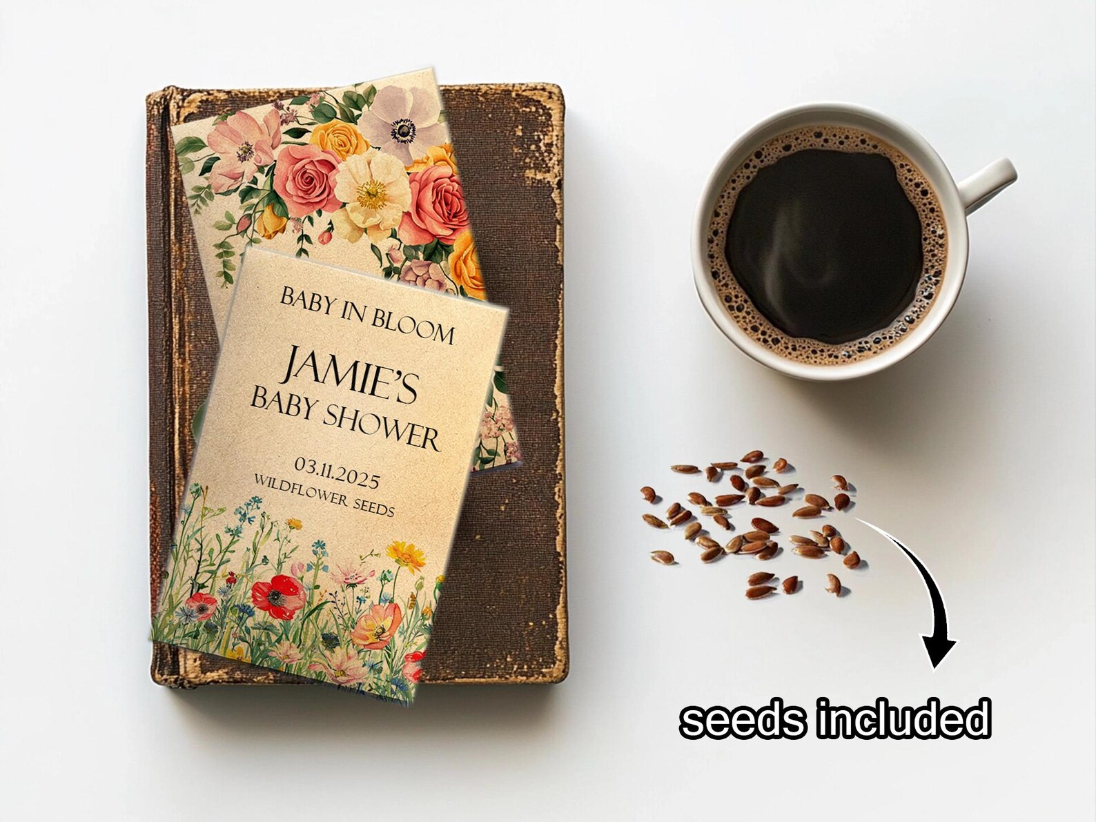 Personalized Seed Packets Baby Shower Favors for Guests in Bulk, Baby ...