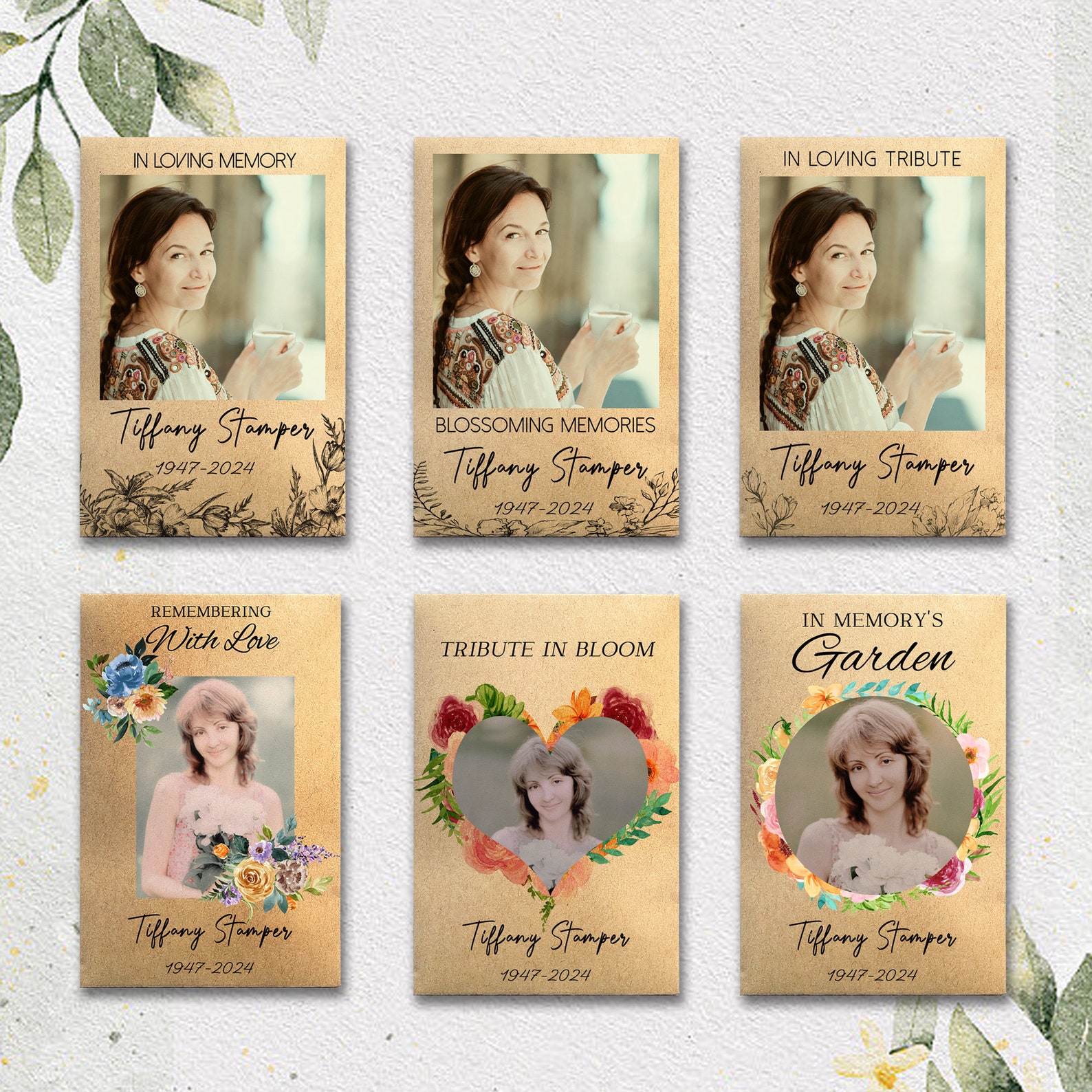 Personalized Memorial Seed Packets, Memorial Favors, Memorial Gifts ...