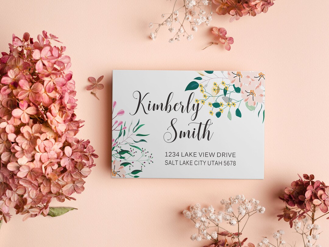 Personalized Guest Address Envelopes, Wedding Address Envelopes ...