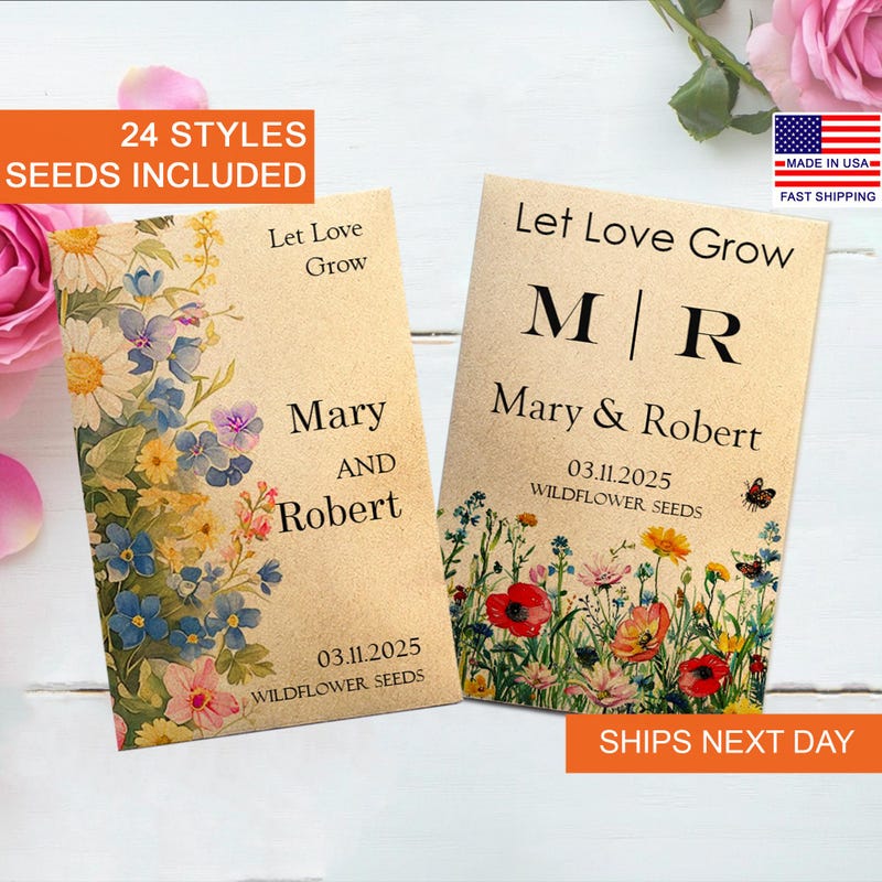 Seed Packet Favors - Etsy