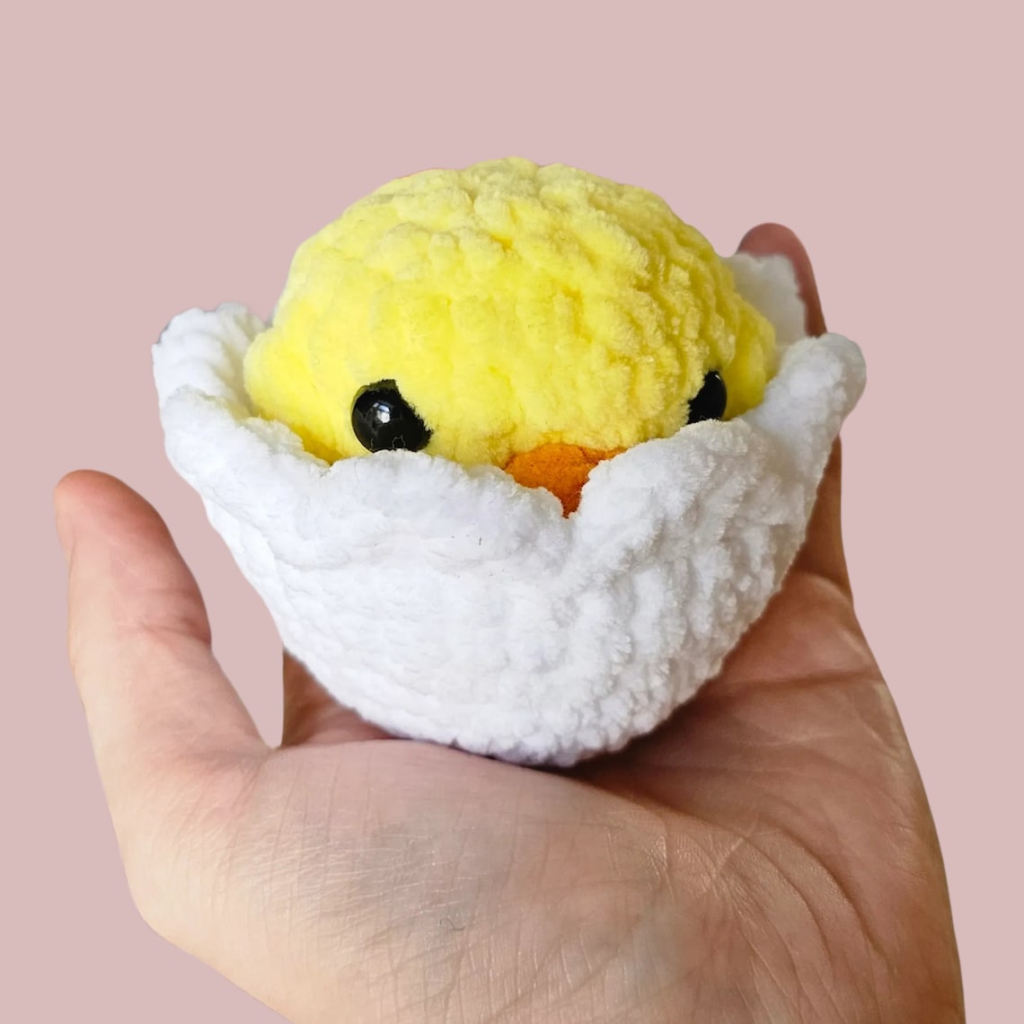 NO SEW Baby Chick & Egg Fidget Pop-it Crochet Pattern - Etsy