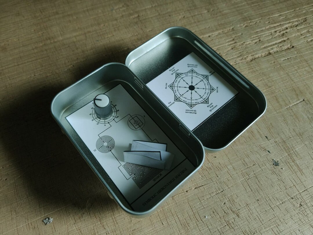 Portable Hieronymus Symbolic Machine With Pendulum Chart Aluminium Box Orgone Radionics Reiki - Etsy