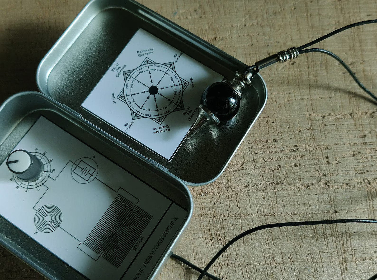 Portable Hieronymus Symbolic Machine With Pendulum Chart Aluminium Box Orgone Radionics Reiki - Etsy