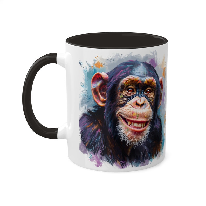 Smiling Monkey Mug - Etsy